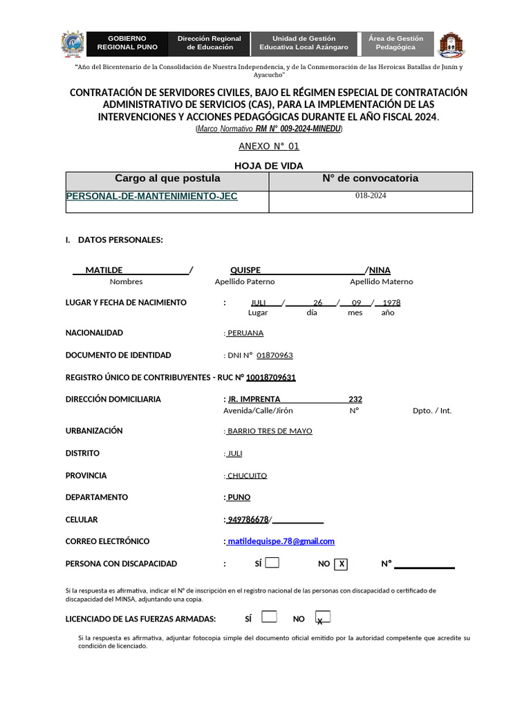 Anexos 1 2 y 3 2 5 | PDF | Documento de identidad