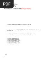 6.4.5 Packet Tracer - Configure Static NAT | PDF | Ip Address | Communications Protocols