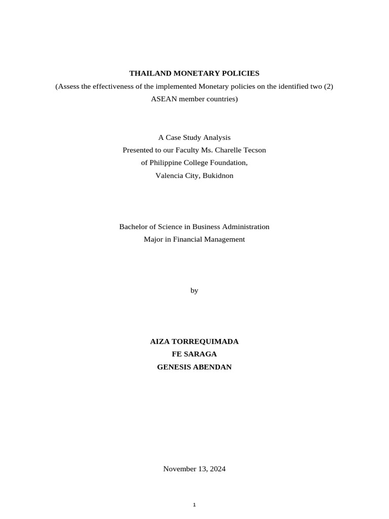 Abendan Saraga Torrequimada - Vietnam Monetary Policy | PDF | Monetary Policy | Inflation Targeting