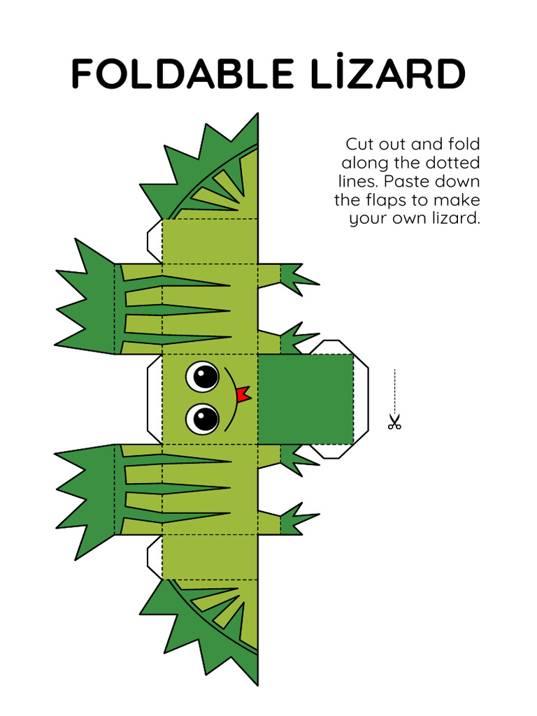 Paint Cut Fold Pyramid 3D Worksheet Kindergarten Elementary Activity ...