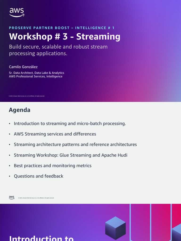 Ppb1 Workshop Streaming | PDF | Amazon Web Services | Internet Of Things