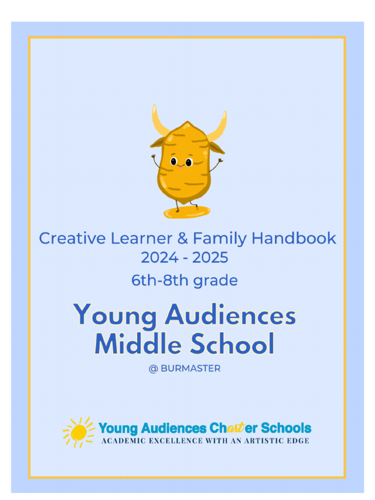 Young Audiences Charter School Handbook | PDF | Teachers | Disciplines