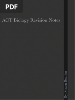 ACT Biology Practice Test DR Mai Abd El Salam 1 10 | PDF | Synapse ...