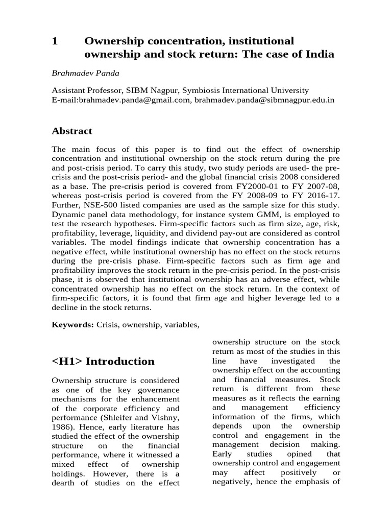 Word Sample Template 6 X 9 2column | PDF | Stocks | Investing