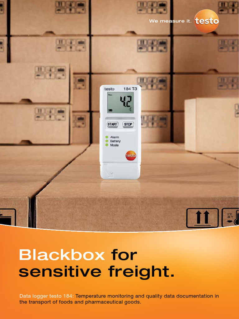 Testo 184 Brochure EN | PDF | Hazard Analysis And Critical Control ...