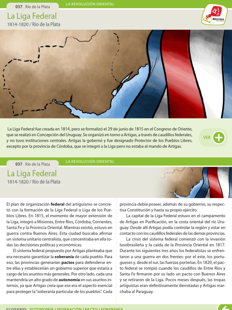 Liga Federal: Artigas y Autonomía | PDF | Argentina | América del Sur
