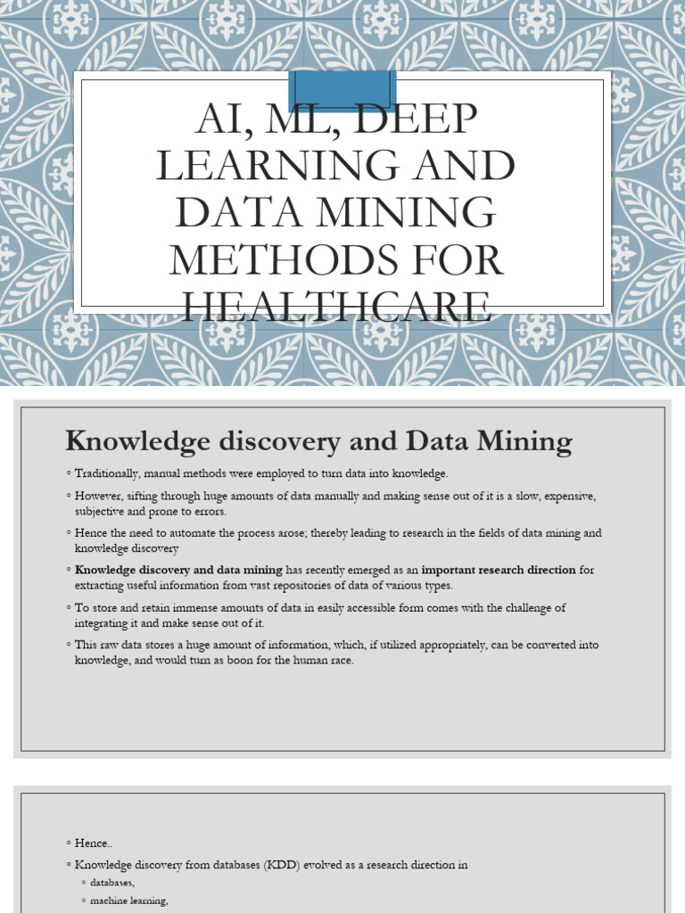 AIML-HC Mod 02 | PDF | Machine Learning | Data Mining