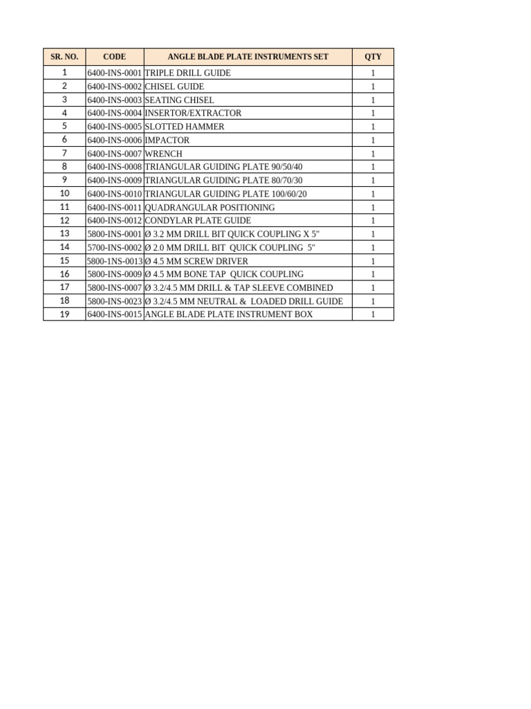 Angle Blade Plate Set | PDF | Technology & Engineering
