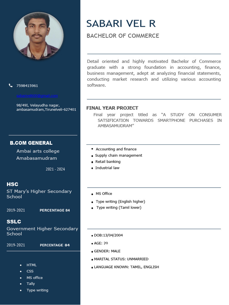 Sabari Resume SDE | PDF