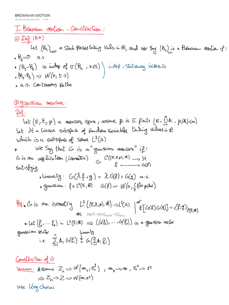 Brownian Motion | PDF