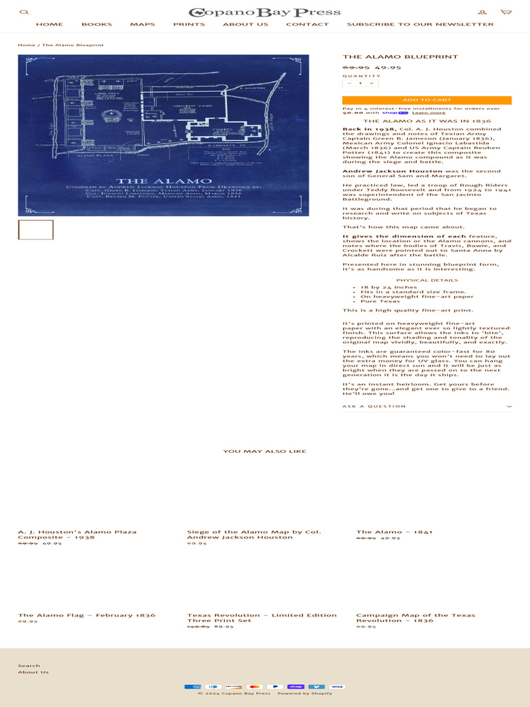 The Alamo Blueprint - Copano Bay Press | PDF | Battle Of The Alamo ...