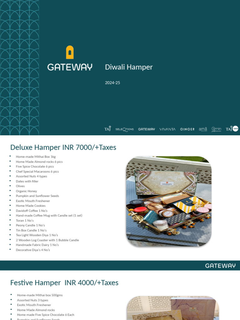 Diwali Hamper 2024 | PDF