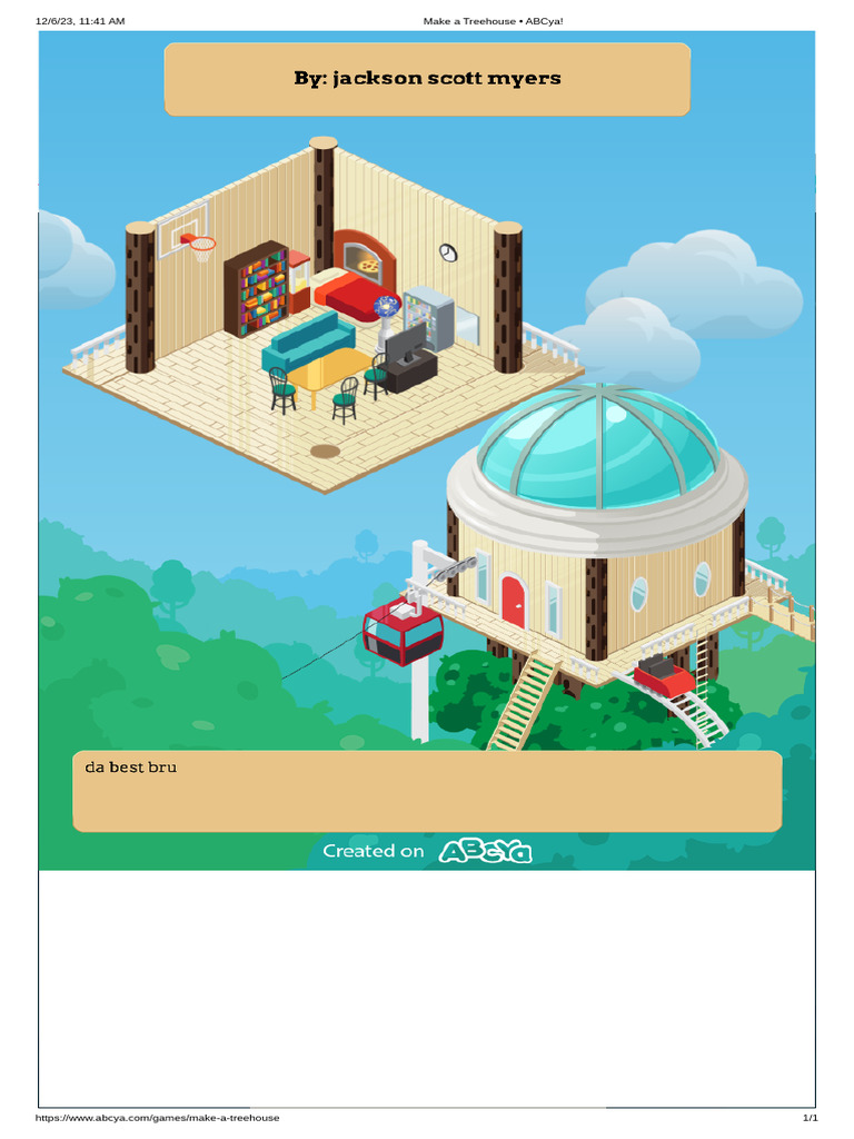 Make A Treehouse - ABCya! | PDF