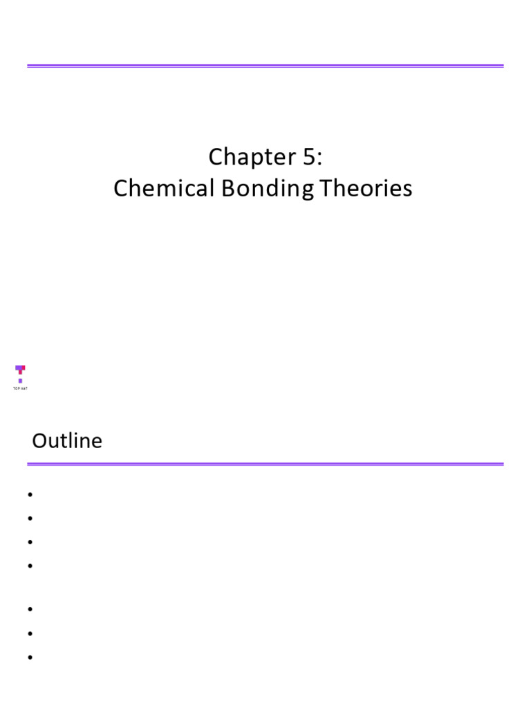Chemistry Chapter 5 Chemical bonding Theories Part 1 TBP | PDF ...