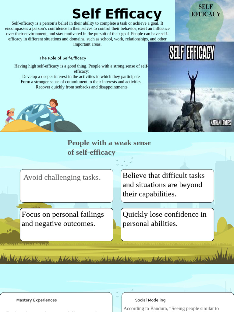 Self Esteem, Efficacy, Acceprtance | PDF | Self Efficacy | Self Esteem