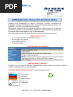 Ficha Técnica de Cremophor RH 40 | PDF | Química | Sustancias químicas