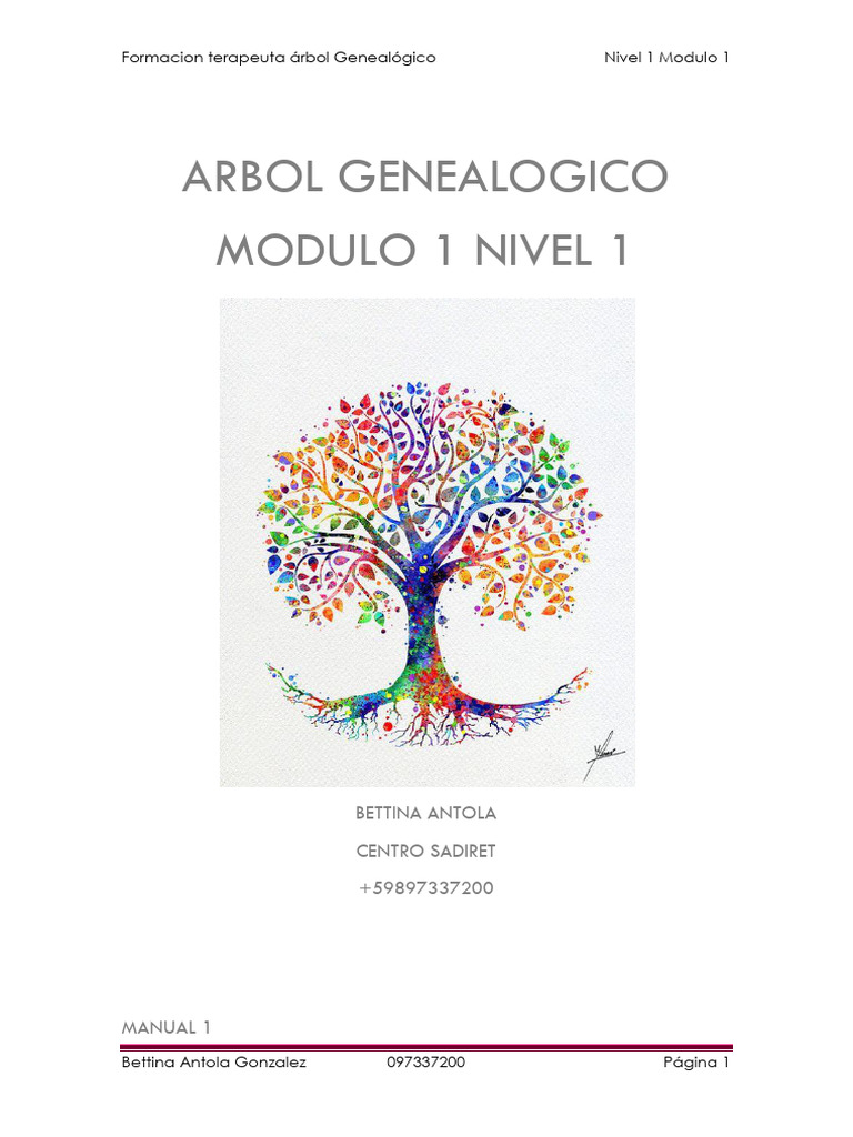 Arbol 1 Modulo 1 Alumnos | PDF | Dolor | Genealogía