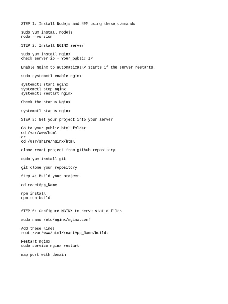 AWS ReactApp Deployment | PDF