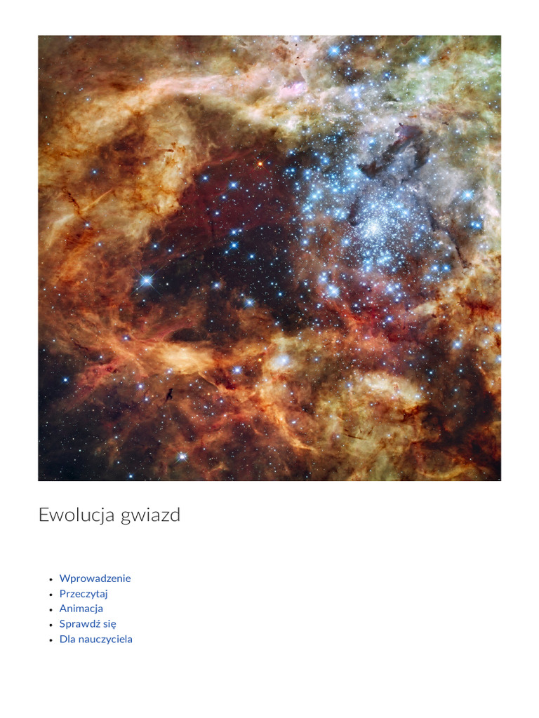 Ewolucja Gwiazd | PDF