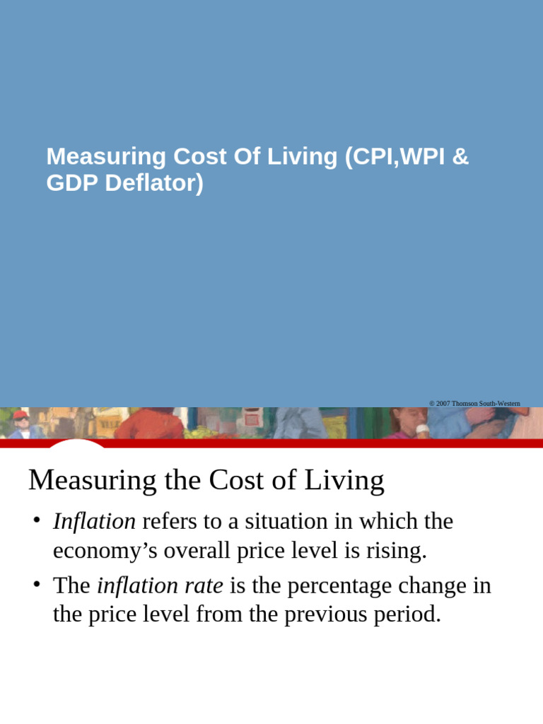 Understanding CPI, WPI, and GDP Deflator | PDF | Cost Of Living ...