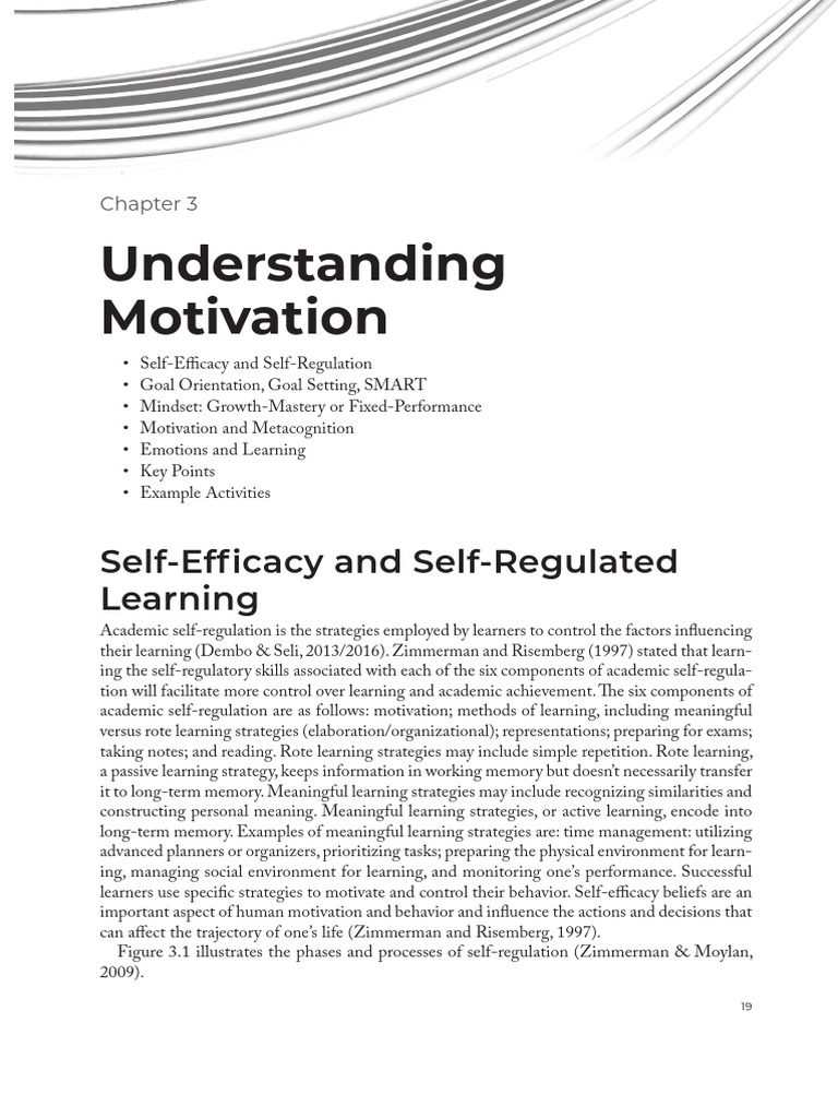 Miller Mind Motivation and Meaningful Learning Strategies... - (CH3 ...