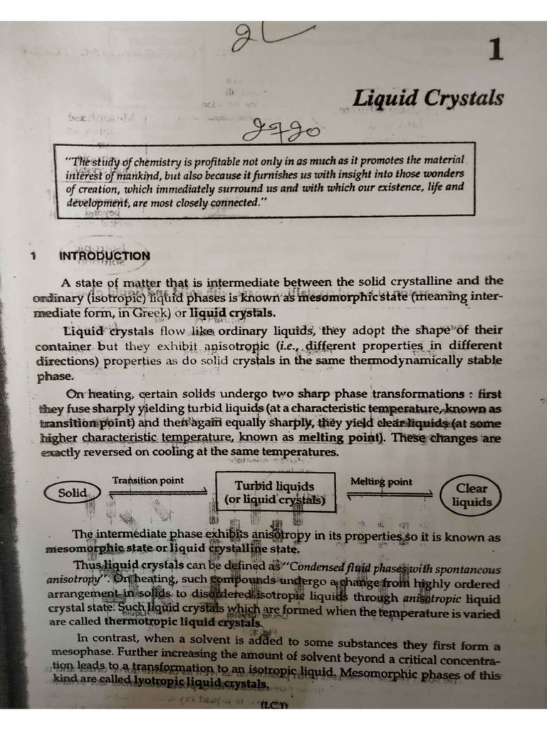 Liquid Crystal Shashi Chawla | PDF