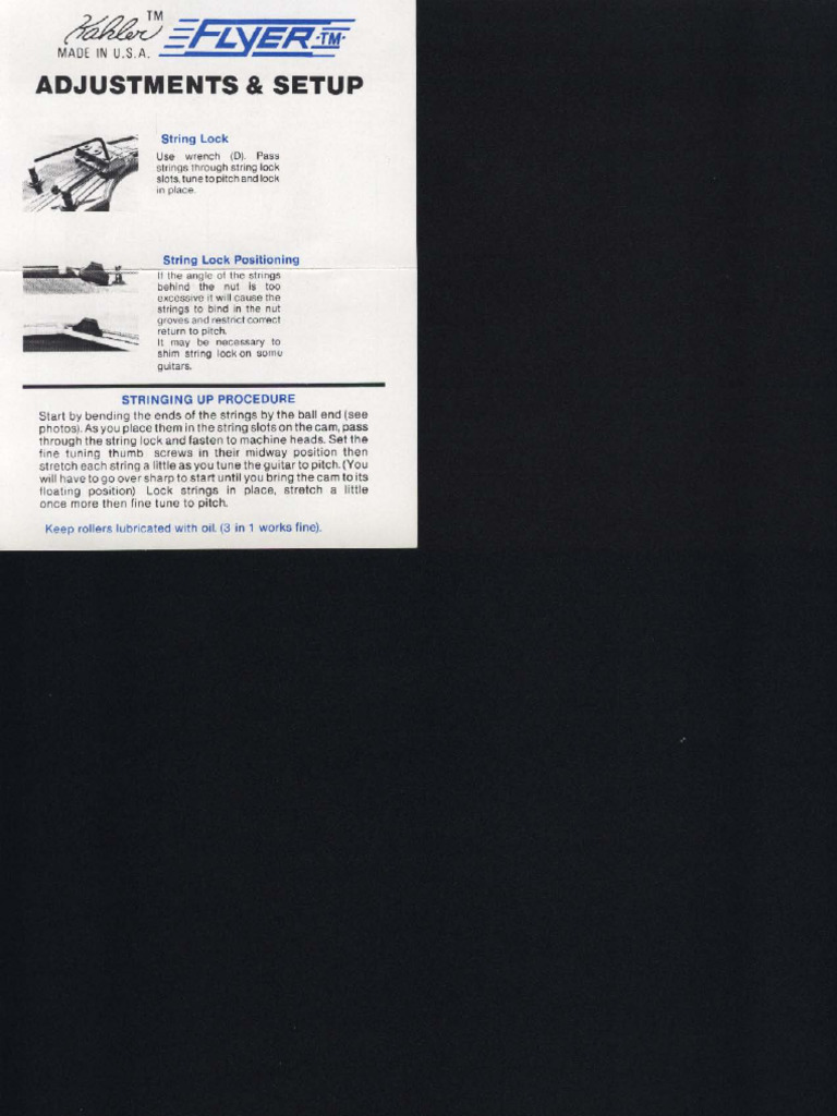 Flyer Setup Instructions | PDF