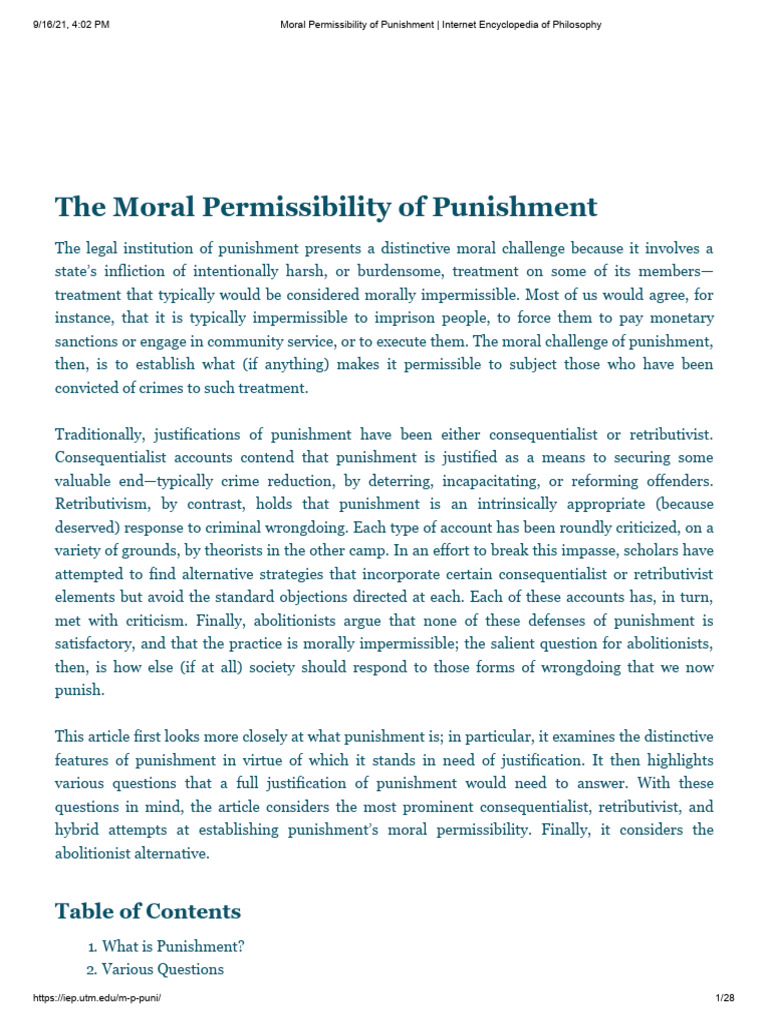 01 Zachary Hoskins The Moral Permissibility of Punishment Internet ...