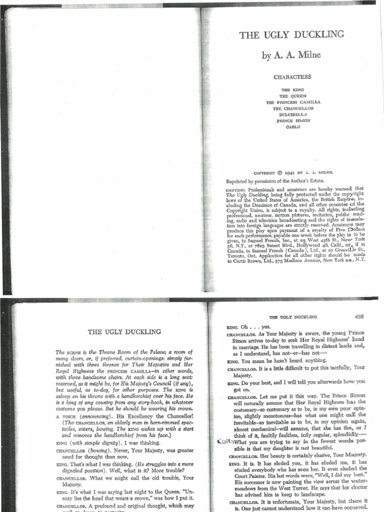 The Ugly Duckling | PDF