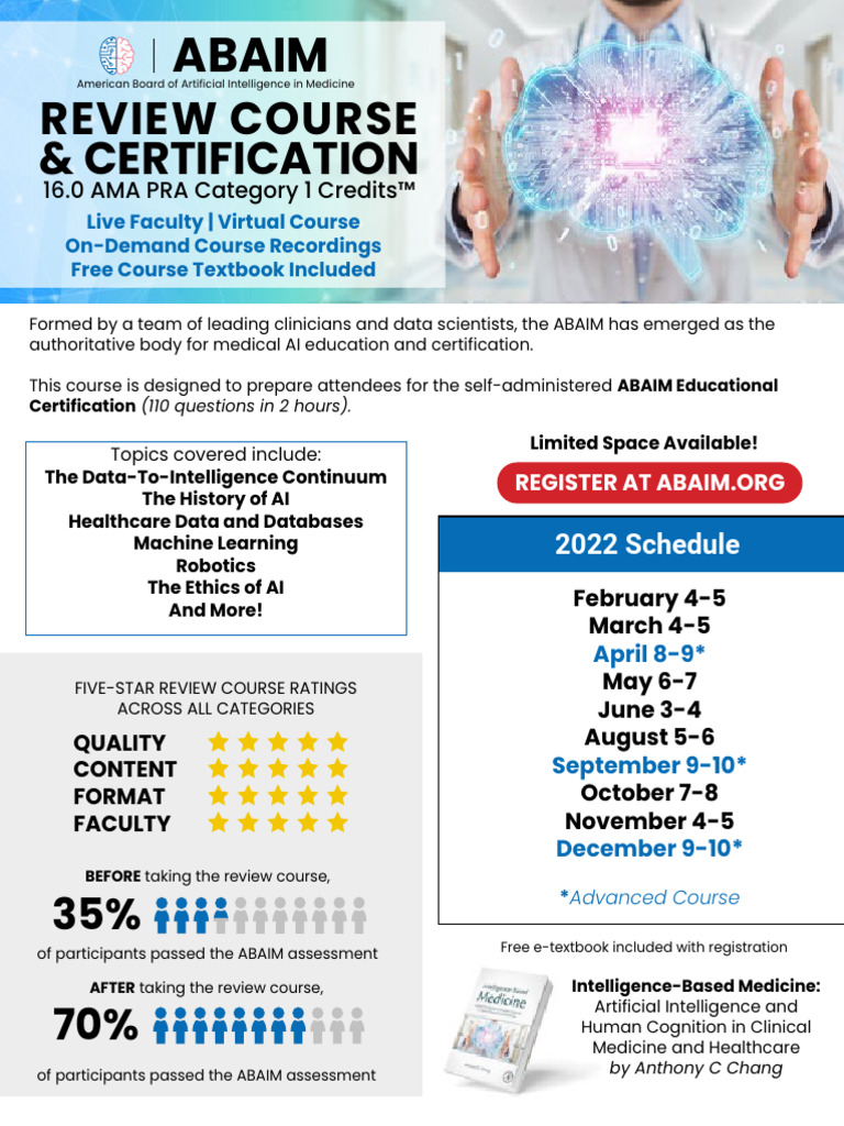 ABAIM Vertical Flyer 2022 | PDF | Artificial Intelligence | Intelligence (AI) & Semantics