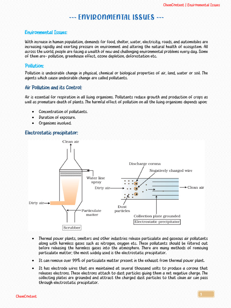 16.environmental Issues | PDF | Greenhouse Effect | Eutrophication
