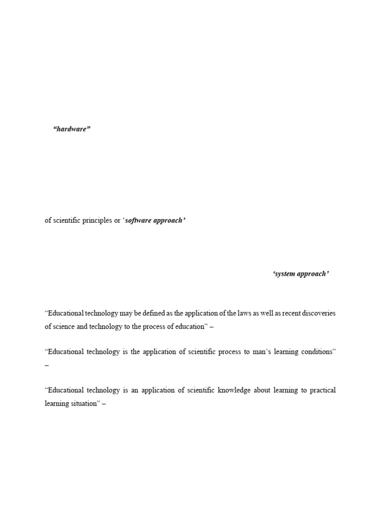 Educational Technology Overview | PDF | Multimedia | Educational Technology