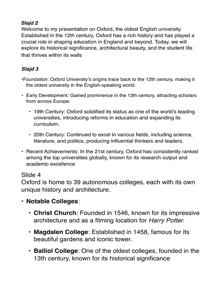 Oxford Text | PDF | University Of Oxford | University