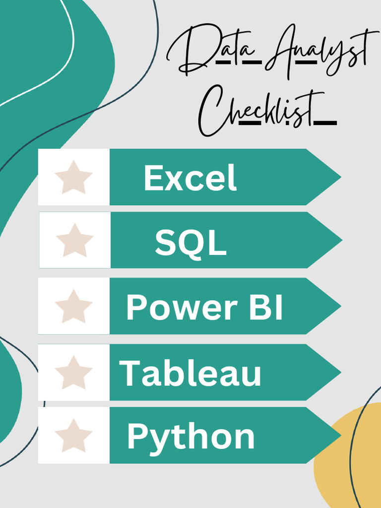 Data Analyst Checklist 1728116569 | PDF | Computers