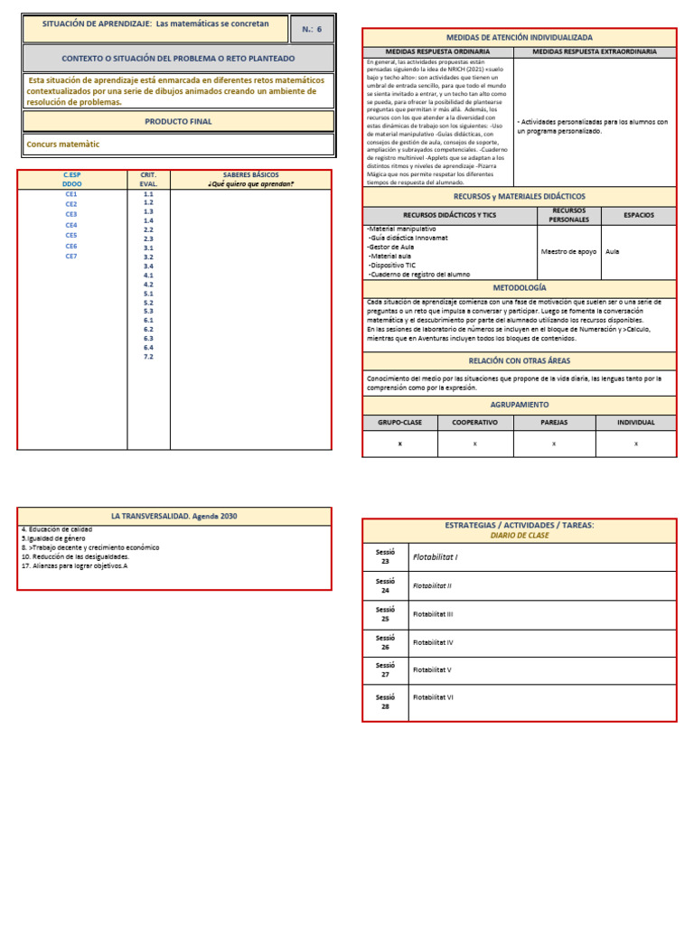 Innovamat 6 | PDF | Aprendizaje