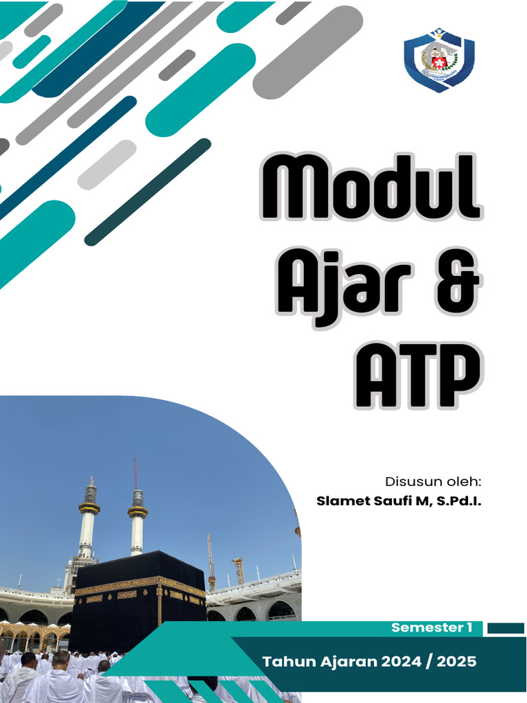 Toska Abu Geometris Modern Sampul Modul Ajar Dokumen A4 | PDF