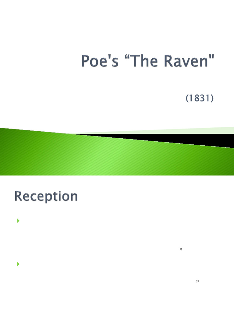 Poe's The Raven | PDF | The Raven