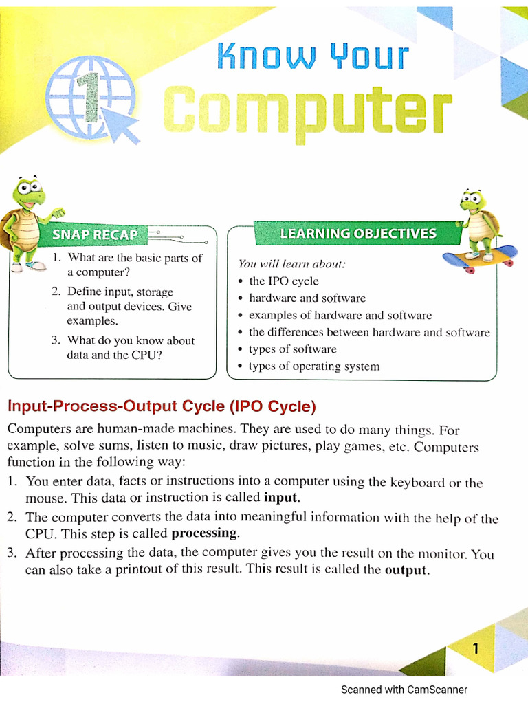 Y3 ICT Book Unit 1 | PDF