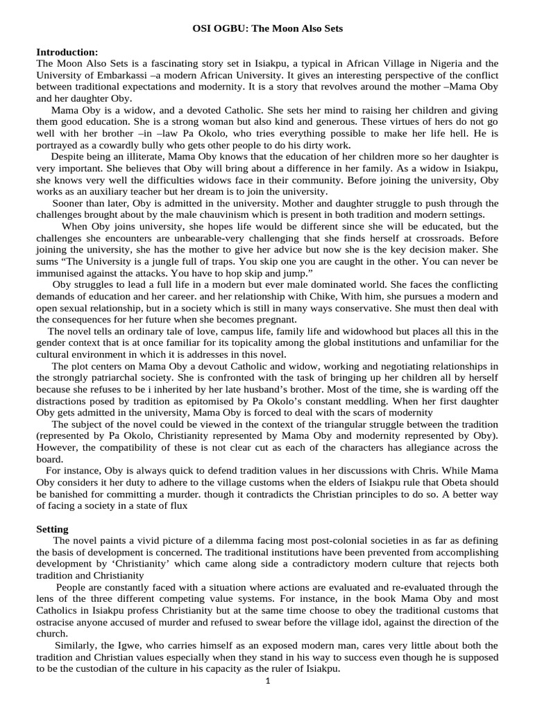 The Moon Also Sets | PDF | Apprenticeship