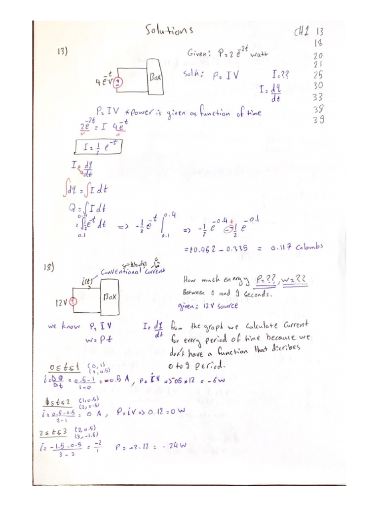 Circuit1 HW CH1 | PDF