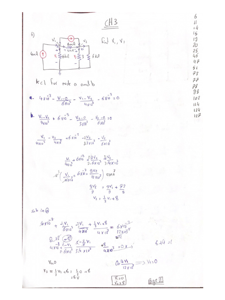 Circuit1 HW CH3 | PDF