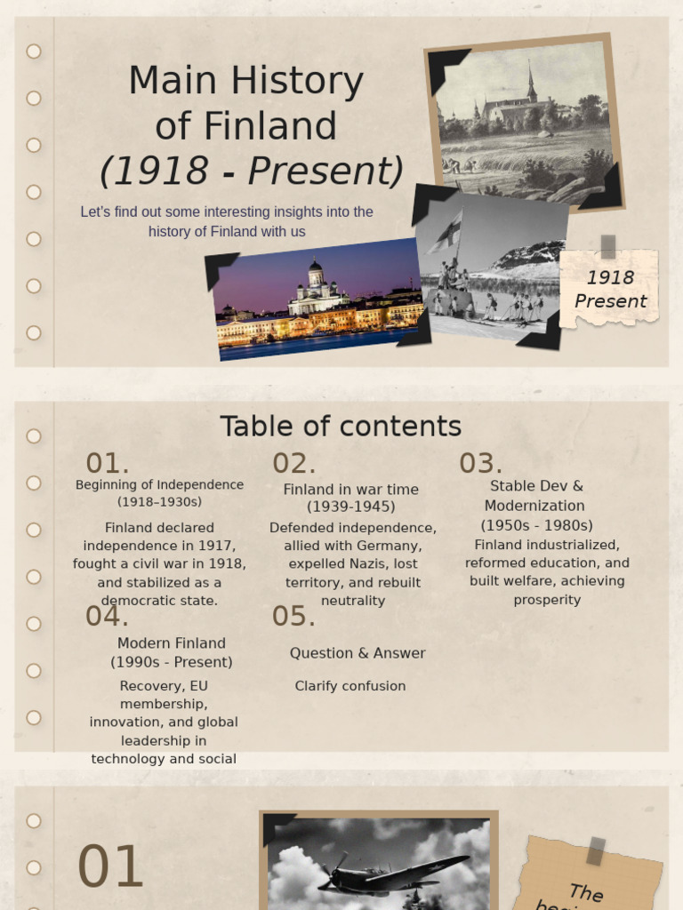 Main History of Finland | PDF | Finland | World War II