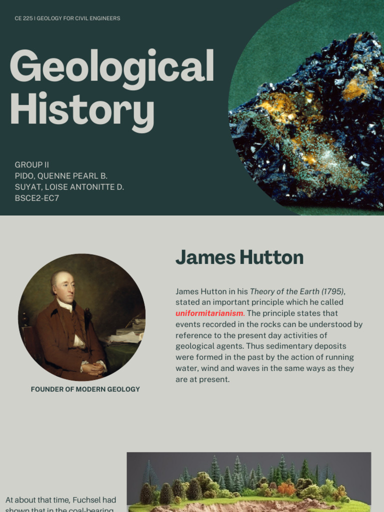 Group 2-Geological History | PDF | Geology | Earth Sciences