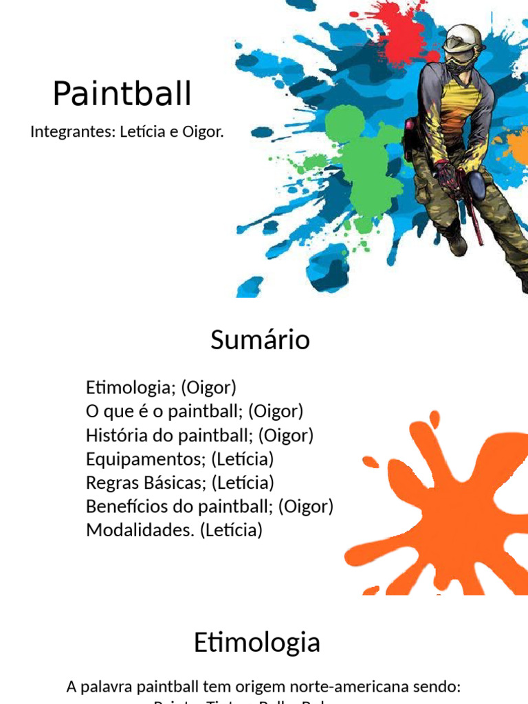 Guia Completo sobre Paintball: História e Regras | PDF | Jogos e Atividades
