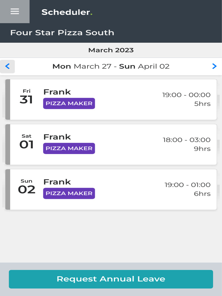 Scheduler Dashboard | PDF