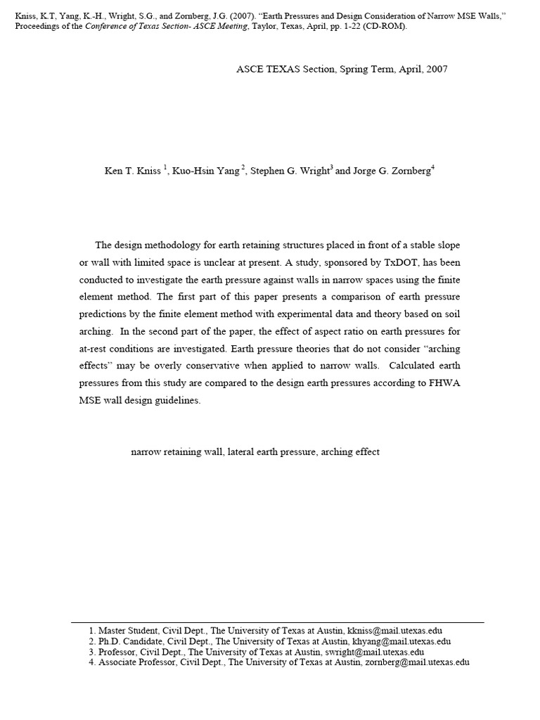 Arching Effect 1 | PDF | Continuum Mechanics | Mechanical Engineering