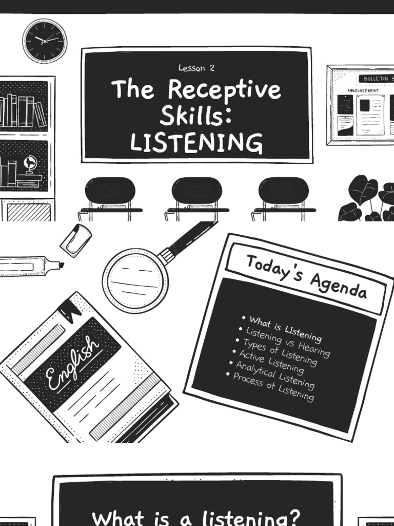 Lesson 2 - The Receptive Skills Listening | PDF | Nonverbal ...