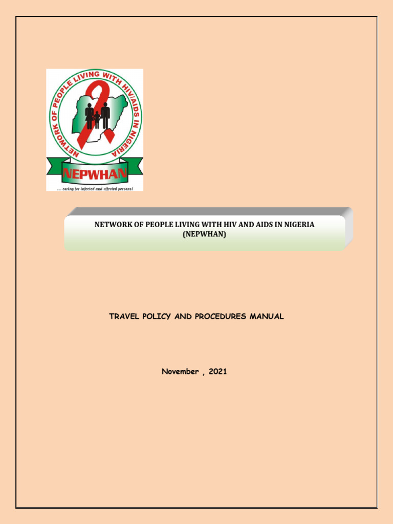 NEPWHAN Travel Policy Manual | PDF | Business