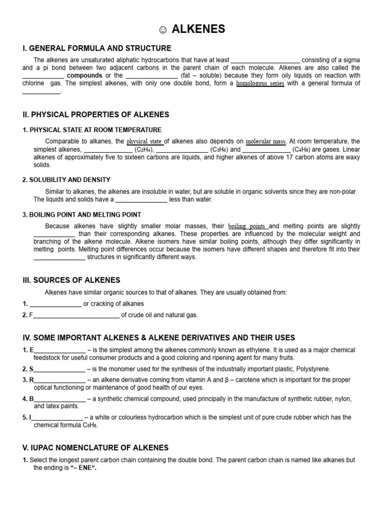 Flammability of Alkenes Explained | PDF | Alkene | Alkane