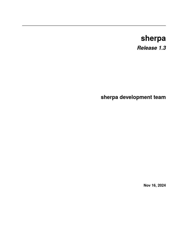 Sherpa | PDF | We Chat | Graphics Processing Unit